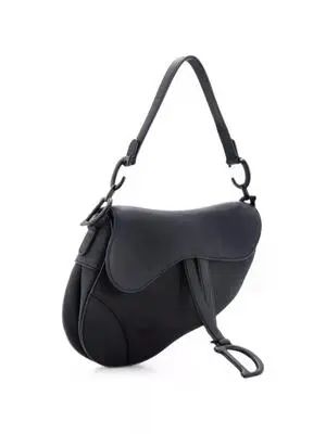 Dior Ultra Matte Saddle Handbag Leather Medium Shoulder Bag
