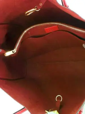 LOUIS VUITTON Kimono Handbag Monogram Canvas And Leather Mm Tote Bag
