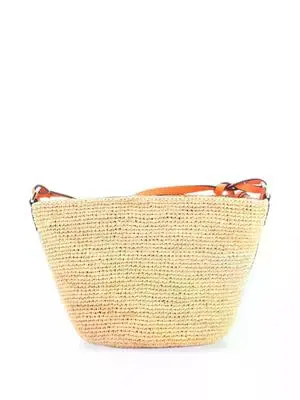 Loewe Pochette Woven Raffia Crossbody Bag