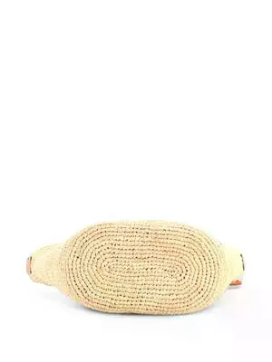 Loewe Pochette Woven Raffia Crossbody Bag