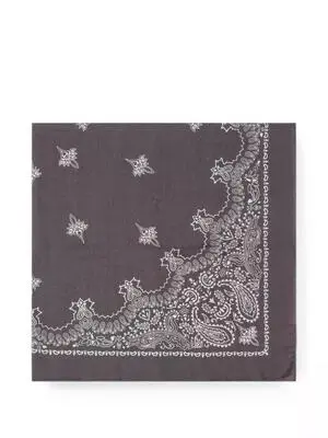 Destin Judy Bandana-print Scarf - Grey