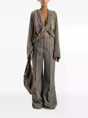 Rick Owens Twisted-detail Long-sleeve Top