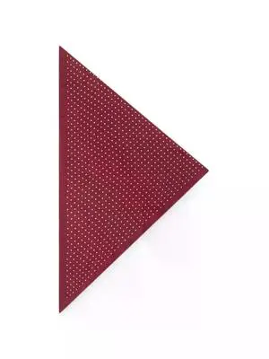 Destin Paisley-print Triangle Bandana - Red