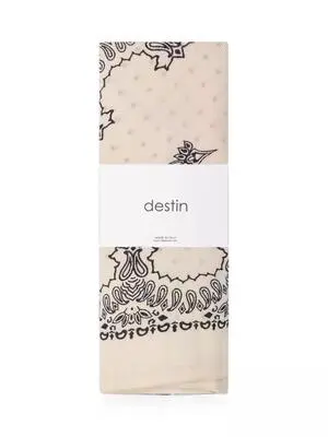 Destin Paisley-print Wool Bandana