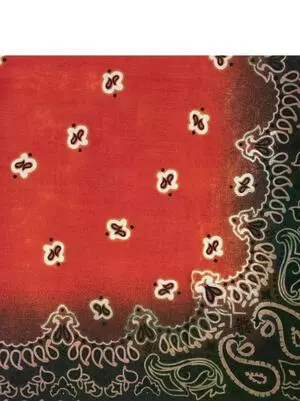 Destin Jil Paisley-print Wool Scarf