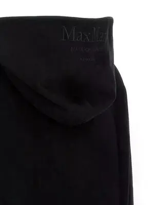 Max Mara Logo-embroidered Zip-up Hoodie