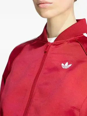Adidas Satin Sst Side-stripe Bomber Jacket