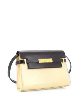 Saint Laurent Manhattan Leather Small Shoulder Bag