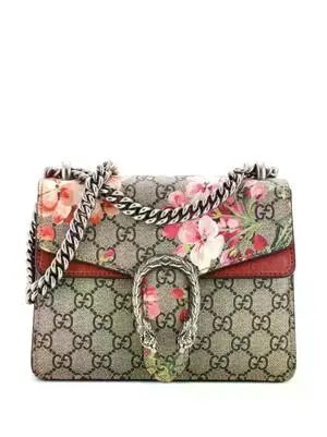 Gucci Gucci Dionysus Blooms Print GG Coated Canvas Mini Shoulder Bag Red