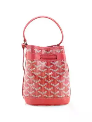 Goyard Petit Flot Coated Canvas Mini Bucket Bag