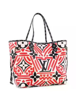 LOUIS VUITTON Limited Edition Crafty Monogram Giant Tote Bag - Red