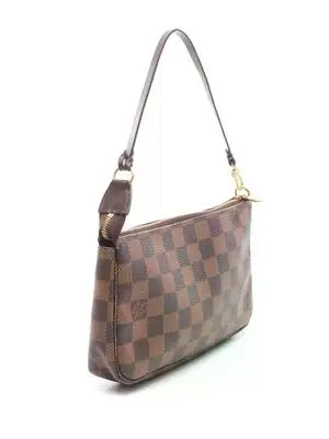 LOUIS VUITTON 2006 Damier Ebene Pochette Accessoires Shoulder Bag