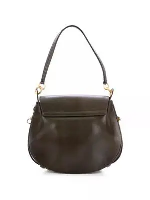 Chloé Tess Leather Large Crossbody Bag - Green