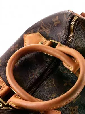 LOUIS VUITTON Speedy Bandouliere Monogram Canvas 25 Satchel