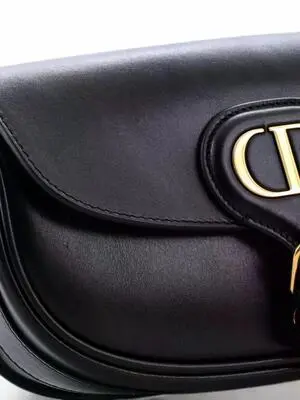 Dior Bobby Flap East West Crossbody Bag Leather - Black