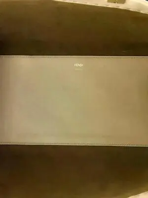 Fendi Sunshine Shopper Leather Large Tote Bag