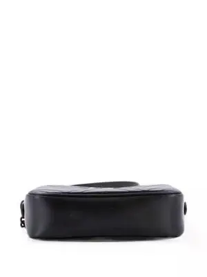 Gucci Gg Marmont Matelassé Leather Small Shoulder Bag - Black