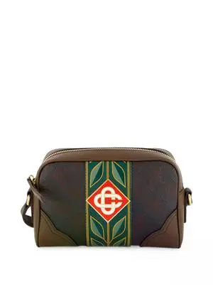Casablanca Monogram-print Logo-plaque Crossbody Bag