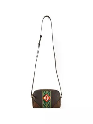 Casablanca Monogram Print Crossbody Bag