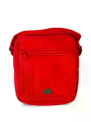 Adidas Logo-plaque Shoulder Bag - Red
