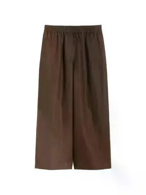 Max Mara Elasticated Linen Trousers