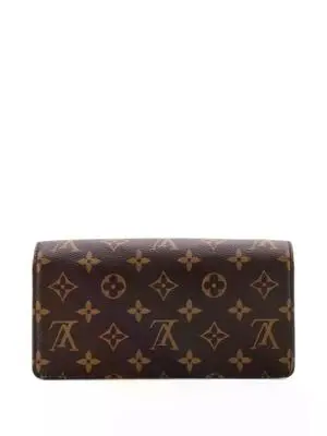LOUIS VUITTON Lily Wallet On Chain Monogram Canvas Crossbody Bag
