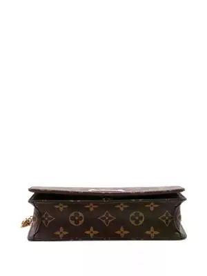 LOUIS VUITTON Lily Wallet On Chain Monogram Canvas Crossbody Bag