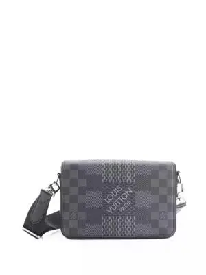 LOUIS VUITTON Studio Messenger Bag Limited Edition Damier Graphite 3d Crossbody Bag