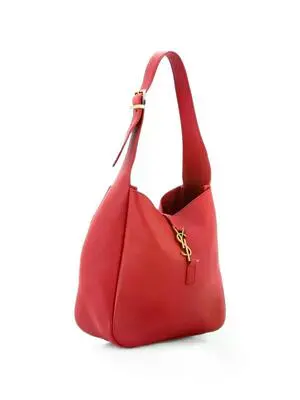 Saint Laurent Le 5 A 7 Supple Leather Small Hobo Bag