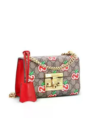Gucci Padlock Gg Coated Canvas Small Shoulder Bag - Brown