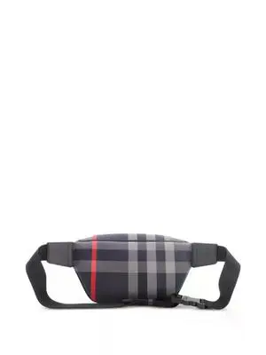 Burberry Sonny House Check Canvas Belt Bag - Black
