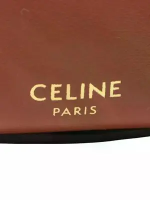 Celine Medium Calfskin Triomphe Tambour Crossbody Bag