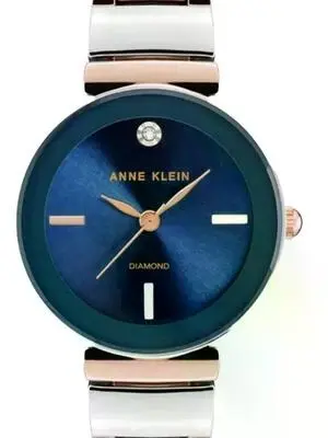 Anne Klein Classic Diamond 28mm Watch - Blue