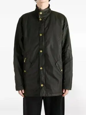 Barbour Waxed-cotton Funnel-neck Jacket