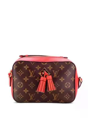 LOUIS VUITTON Monogram Canvas Leather Crossbody Bag - Red