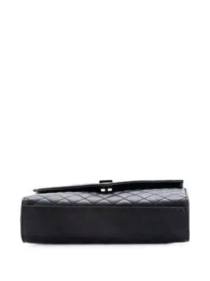Saint Laurent Classic Monogram Envelope Satchel Mixed Matelasse Leather Medium Shoulder Bag