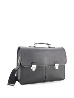 LOUIS VUITTON Anton Briefcase Taiga Leather Business Bag