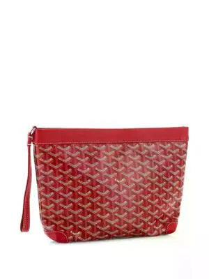 Goyard Coated Canvas Clutch Bag