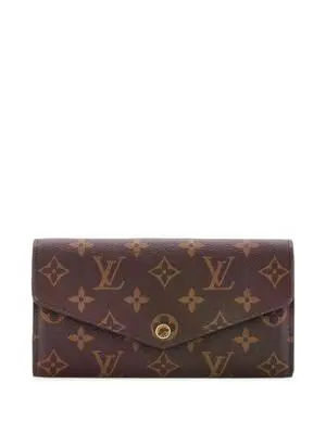 LOUIS VUITTON Sarah Wallet Nm Monogram Canvas Small Wallets - Brown