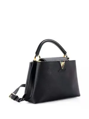 LOUIS VUITTON Capucines Bag Leather Bb Satchel