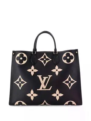 LOUIS VUITTON Onthego Bicolor Monogram Empreinte Giant Gm Tote Bag