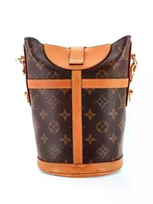 LOUIS VUITTON Duffle Handbag Monogram Canvas Bucket Bag