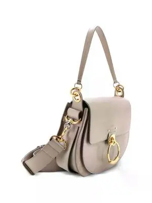 Chloé Tess Large Leather Crossbody Bag - Neutrals