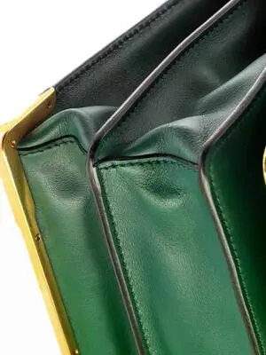 Prada Cahier Leather And Saffiano Leather Small Crossbody Bag