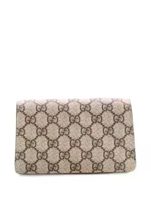 Gucci Dionysus Bag Gg Coated Canvas Super Mini Crossbody Bag