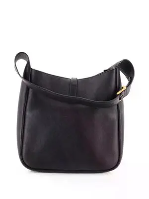 Saint Laurent Le 5 A 7 Supple Leather Small Hobo Bag - Black