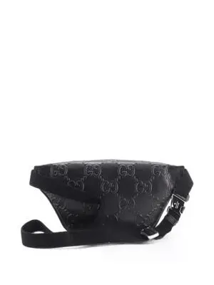 Gucci Gg Embossed Perforated Leather Small Belt Bag