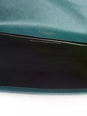Saint Laurent Classic Monogram Envelope Satchel Mixed Matelasse Leather Medium Shoulder Bag