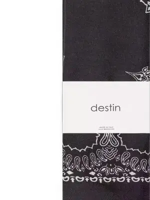 Destin Paisley-print Wool Bandana