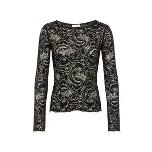 ZETAYE Verona Lace Top - Black